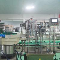 China Guanhong Line Liquid Shampoo Filling and Sealing Machine with Labeling Accuracy ±1mm for sale