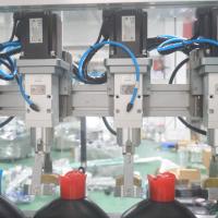 China 6000 Bottles Per Hour Dishwasher Liquid Detergent Bottling Line with 10 Capping Heads for sale