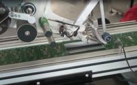 China Highly Flat Material Pagination and Labeling Machine for Bottles PLC Core Components for sale