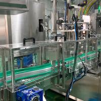 China 2023 Production Line 1000 Bottles per Hour with 4 Nozzle Bottle Filler and Piston Pump for sale