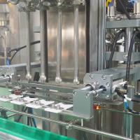 China 2023 Production Line 1000 Bottles per Hour with 4 Nozzle Bottle Filler and Piston Pump for sale