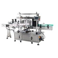 China Food Shop Liquid Bottle Filling Capping and Labeling Machine Label Pasting Machine Double Side Label Machine for sale