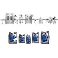 China 10 Head Piston Hot Filling Aluminum Foil Sealer Follow Capping Machine for Motor Oil for sale