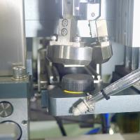 China 10 Head Piston Hot Filling Aluminum Foil Sealer Follow Capping Machine for Motor Oil for sale