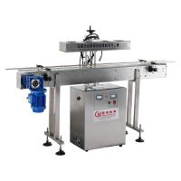 China 10 Head Piston Hot Filling Aluminum Foil Sealer Follow Capping Machine for Motor Oil for sale