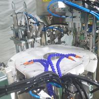 China 400 KG Capacity Glue Bait Syringe Filling and Capping Machine ± 1% Filling Accuracy for sale