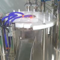 China Small Dose 10ml Pneumatic 2-head Filling and Screw Capping Machine for Liquid Oil Gel for sale