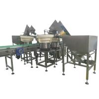 China 25KW Shampoo Laundry Detergent Production Line with Double Side Labeling and Capping for sale