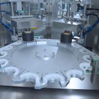 China Customized Automatic Glue Vacuum Filling and Capping Sealing Machine for Bottle Size for sale