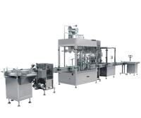 China Automatic Edible Oil Bottle Filling Capping Labeling Machine for Milk Production for sale