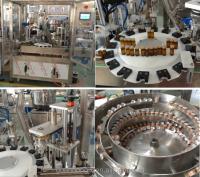 China 220V/380V 50HZ Voltage Speed Full Automatic Glass Ampoule Bottle Filling Capping Machine for sale