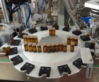 China 220V/380V 50HZ Voltage Speed Full Automatic Glass Ampoule Bottle Filling Capping Machine for sale