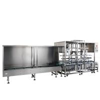 China High output 5-head weighing filling machine with Filling capacity of 10-50KG/barrel for sale