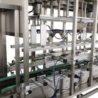 China High output 5-head weighing filling machine with Filling capacity of 10-50KG/barrel for sale