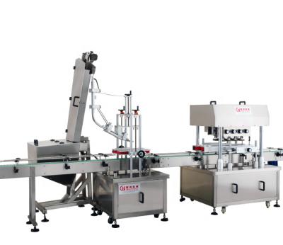 China Metal Packaging Bottle Filling and Capping Machine with Video Outgoing-Inspection for sale