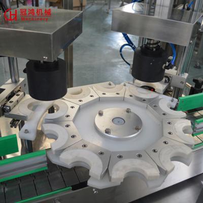 China Automatic Glue Vacuum Filling and Capping Machine for 25mm-70mm Range of Capping for sale