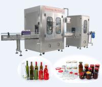 China Automatic Glue Vacuum Filling and Capping Machine for 25mm-70mm Range of Capping for sale