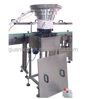 China Air Pressure 0.4-0.6mpa Rotating Type Aluminum Lids Feeder for and Automatic Operation for sale