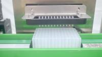 China Full Automatic 96 Deep Well Plates Filling Sealing Machine for Biological Reagents for sale