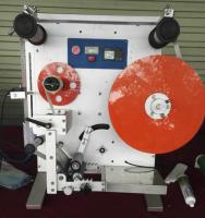 China Electric Driven Round Bottle Labeling Machine for Pet Bottles 76mm Roll Diameter for sale