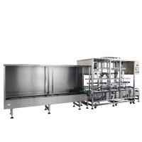 China Paper Packaging Material 5 Nozzle Automatic Liquid Filling Machine for Chemical Products for sale