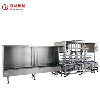 China Press Plug Connection 5-Head High Speed Automatic 20L Paint Filling Machine for Bottle for sale