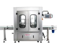 China High Speed 4 Heads Liquid Bottle Filling Capping Labeling Machine for Plastic Bottles for sale