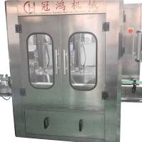 China Speed Automatic Hand Sanitizer Production Line with Double Heads Filling Machine for sale