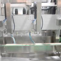 China Speed Automatic Hand Sanitizer Production Line with Double Heads Filling Machine for sale