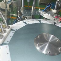 China Chuck Type Reagent Tube Liquid Filling Capping Labeling Machine with 800 KG Capacity for sale