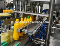 China 220V 6 Heads Automatic Piston Toilet Cleaner Bottle Filling Machine with Design for sale