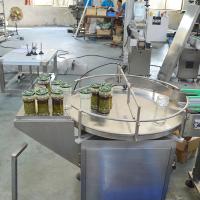 China 4 Nozzles Chilli Sauce Filling Capping Labeling Machine 2400BPH for sale
