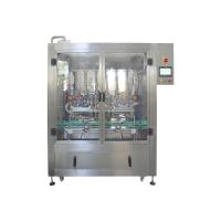 China 4 Nozzles Chilli Sauce Filling Capping Labeling Machine 2400BPH for sale