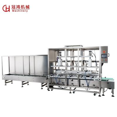 China 5 Nozzle Liquid Fertilizer Filling Machine for Machinery Repair Shops Performance for sale