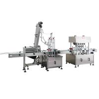 China Full Automatic Liquid Pesticide Bottling Line with Bottle Washer Filler and Capper for sale