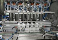 China Automatic servo piston type filling machine for liquid/paste/detergent/shampoo for sale