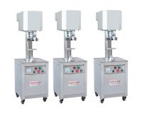 China Aluminum Lids Capping Machine for 50 KG Capacity and 50-126mm Bottle Diameter Bottles for sale