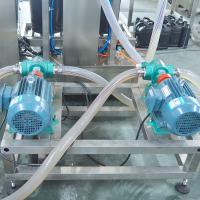 China 2 Heads Semi Automatic Weighing Filling Machine for Liquid/Oil/Lubricant/Chemical 5-50L for sale