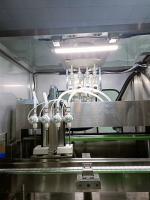 China 4 Heads Servo Piston Type Filling Machine for Automatic Sulfuric Acid Production Line for sale