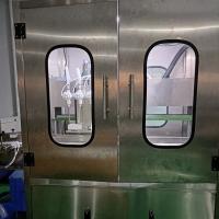 China Video Outgoing-Inspection 4 Heads Liquid Filling Machine for Sulfuric Acid Solution for sale