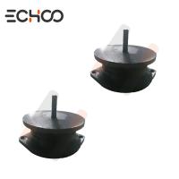 China Black Rubber Buffer for HAMM HD75K Compactor Rollers Active and Passive Vibration Damping for sale