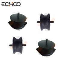 China Rubber Buffer Vibration Damping Undercarriage Element For CA144 Dynapac Roller Road Construction for sale