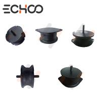 China Rubber Buffer Vibration Damping Undercarriage Element For CA144 Dynapac Roller Road Construction for sale