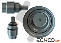 China Steel CR5592 Digger Track Rollers / For CAT Track Rollers Black High Strength for sale
