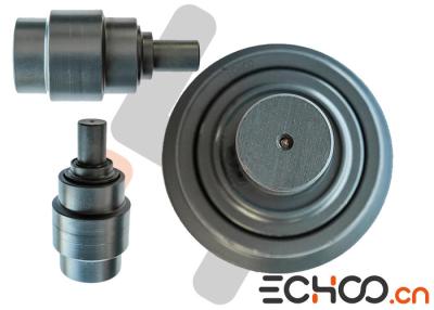 China Steel CR5592 Digger Track Rollers / For CAT Track Rollers Black High Strength for sale