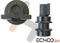 China Black Hitachi EX400-5 Excavator Top Roller Strongly Cranck Resistance for sale