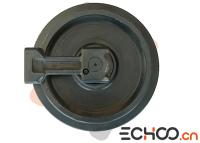 China Hardness Layer Depth Mini Excavator Front Idler With Stainless Steel Material for sale