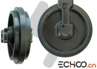 China IHI35 Mini Excavator Front Idler Abrasion Resistance , Mini Excavator Undercarriage Parts for sale
