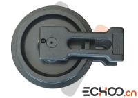 China Hardness Layer Depth Track Idler Parts / Hitachi ZX27U-2 Front Idler Assy for sale