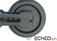 China Hitachi ZX30U-2 Mini Excavator Front Idler For Mini Excavator Chassis Cranck Resistance for sale